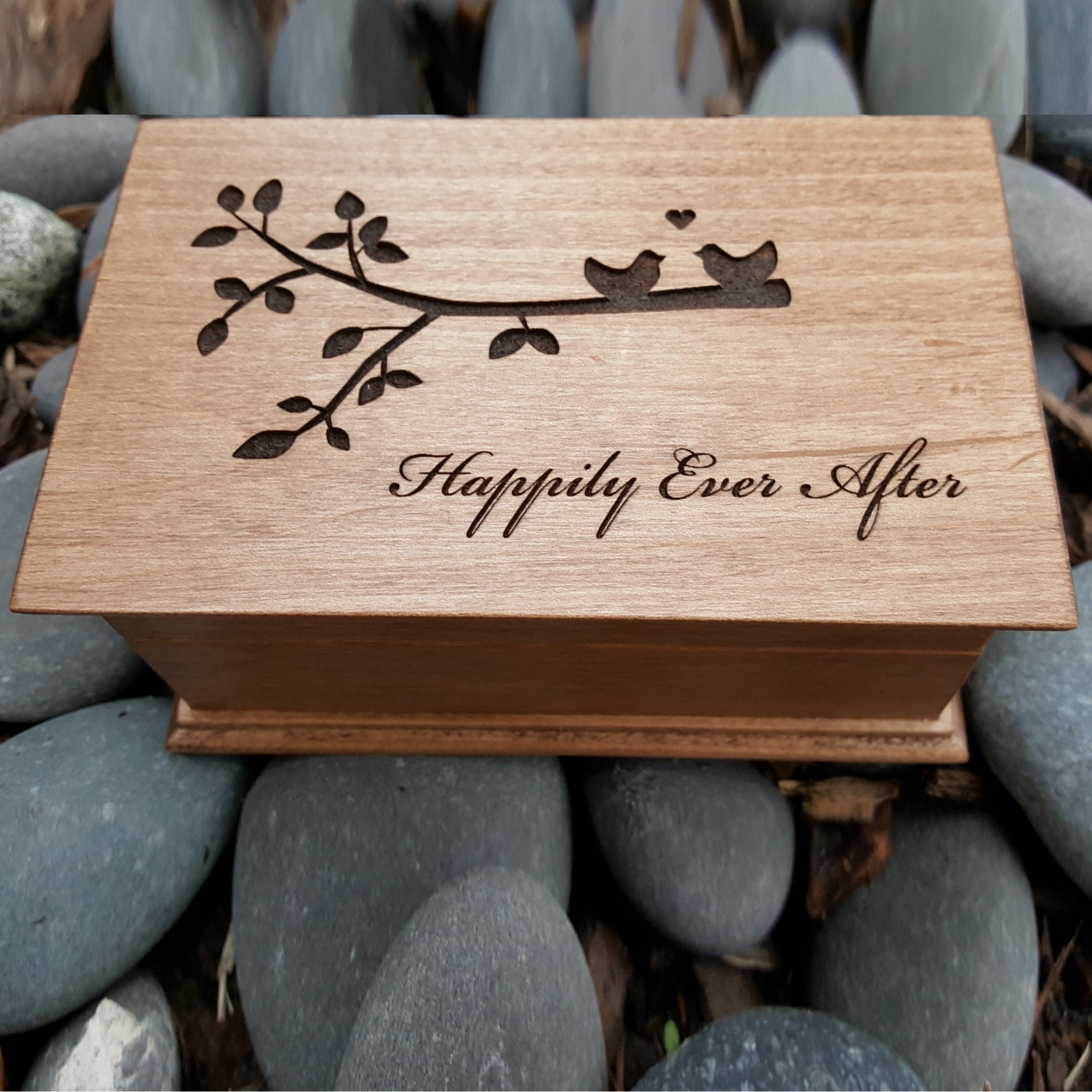Happily Ever After jewelry box with built in wind up music player, cho ...